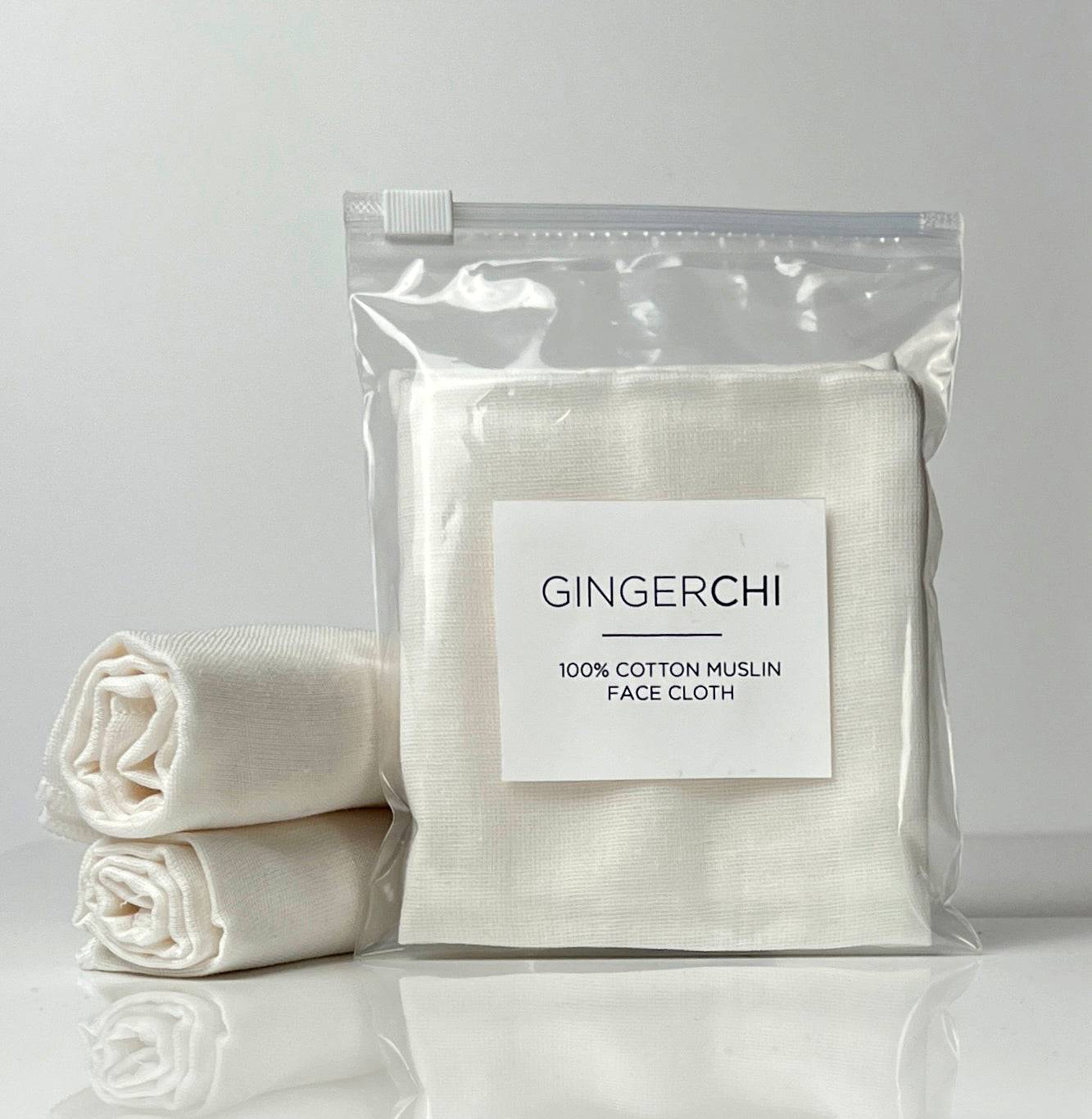 Organic Cotton Muslin Face Cloths | Gentle Exfoliation – GingerChi