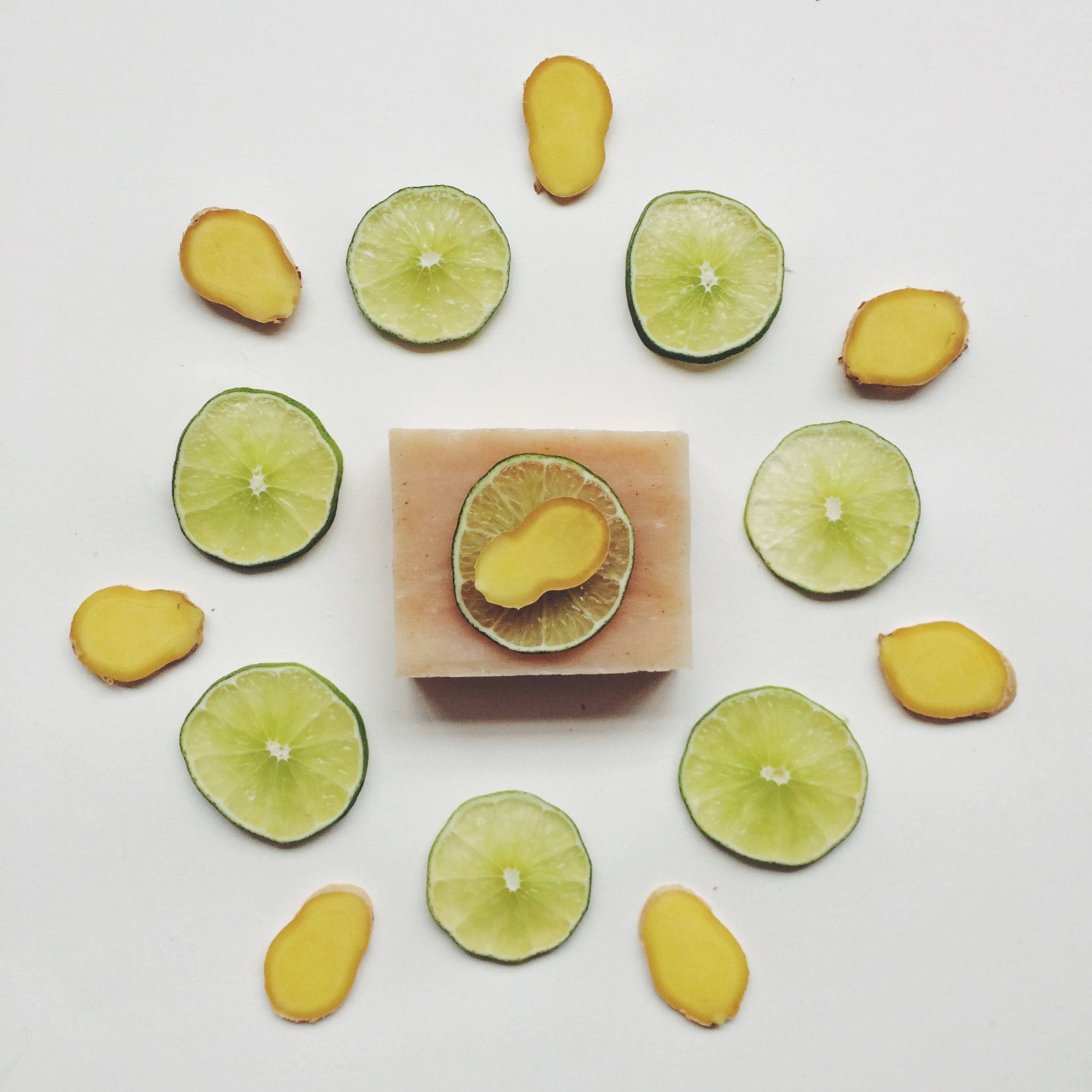 Fresh Ginger Lime Soap |Lime Hand Soap |Lime Soap. – GingerChi